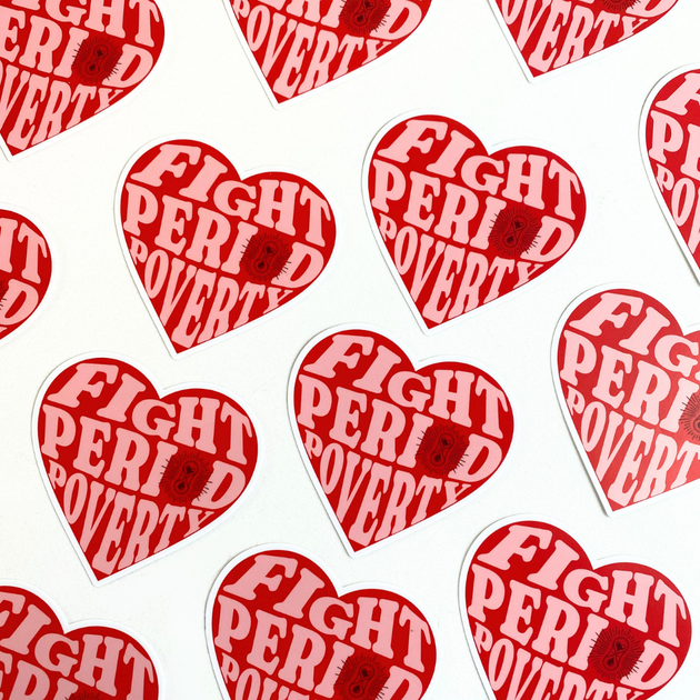 Fight Period Poverty Sticker – GladRags.com